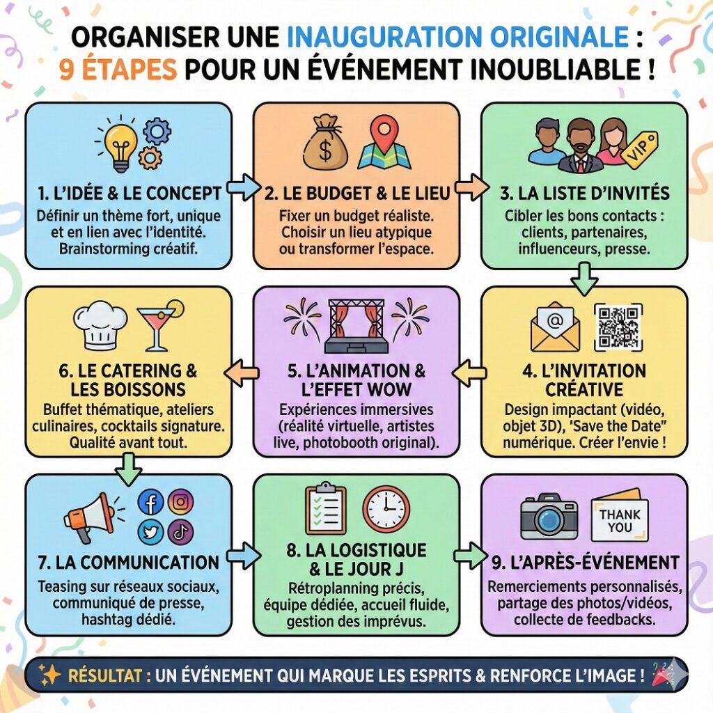 Organizing an original inauguration: a guide for professionals